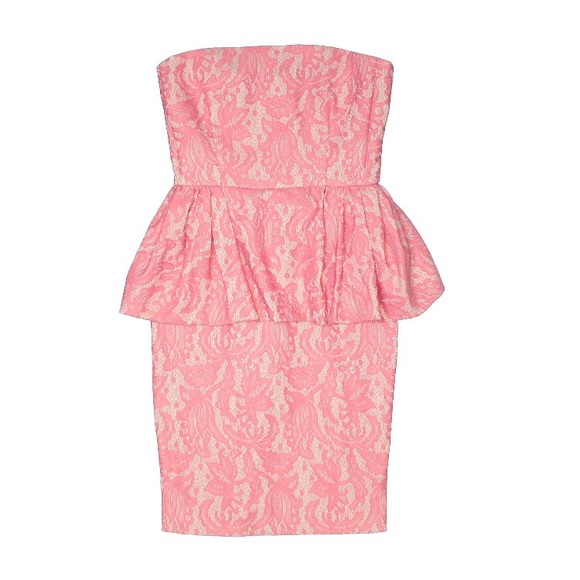 Pink peplum dress zara | Dresses Images 2022